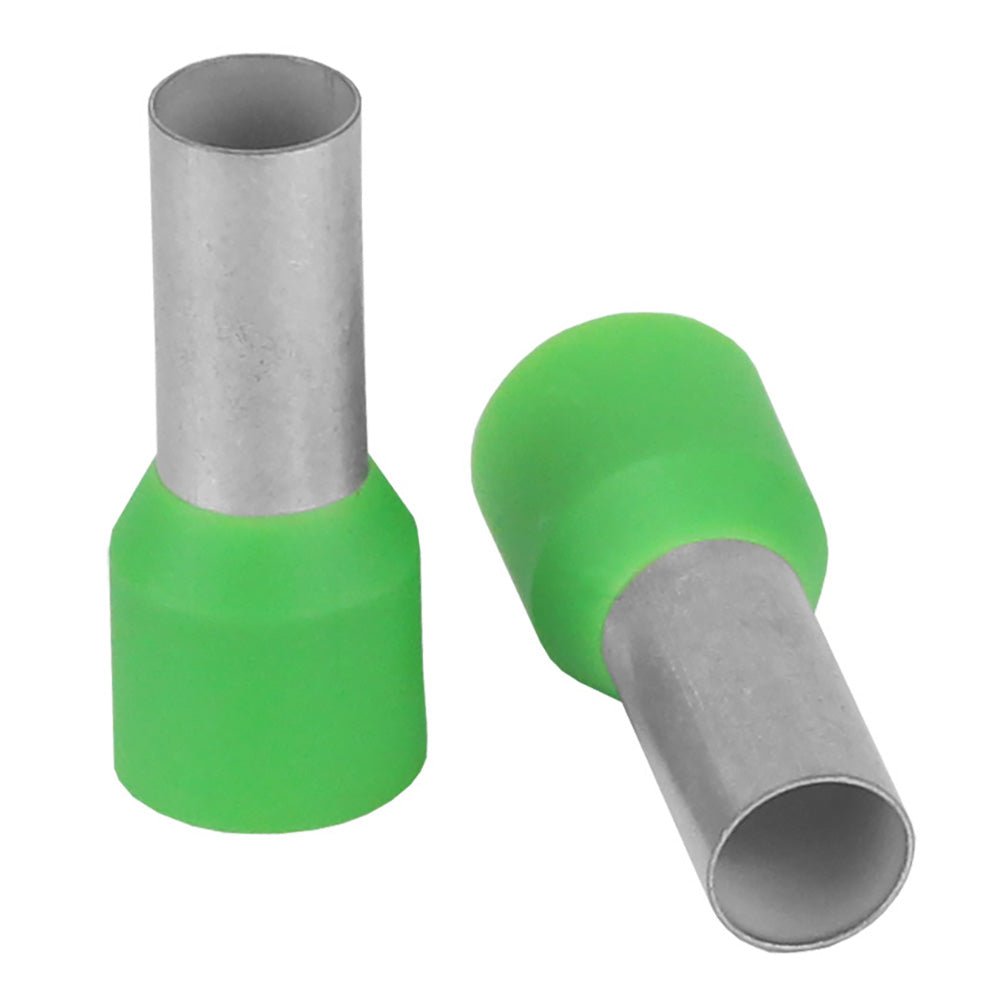 Pacer TFRL6-12MM-10 Green 6 AWG Wire Ferrule - 12mm Length - 10 Pack ...