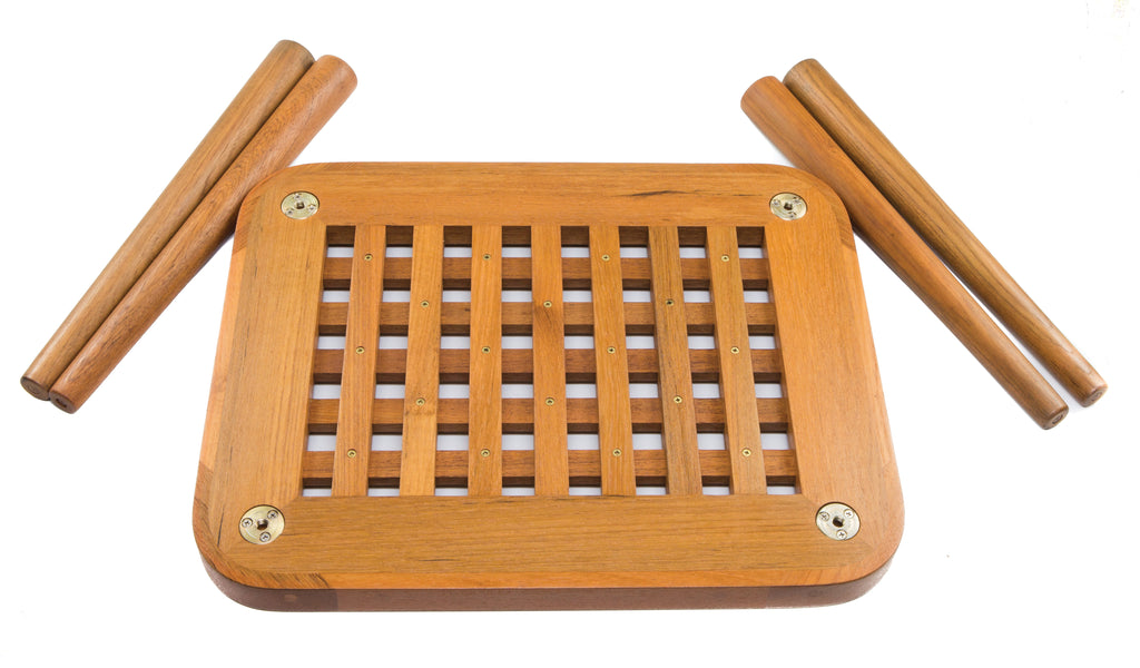 Whitecap 60020 Cockpit Grate Teak End Table – RVe Parts