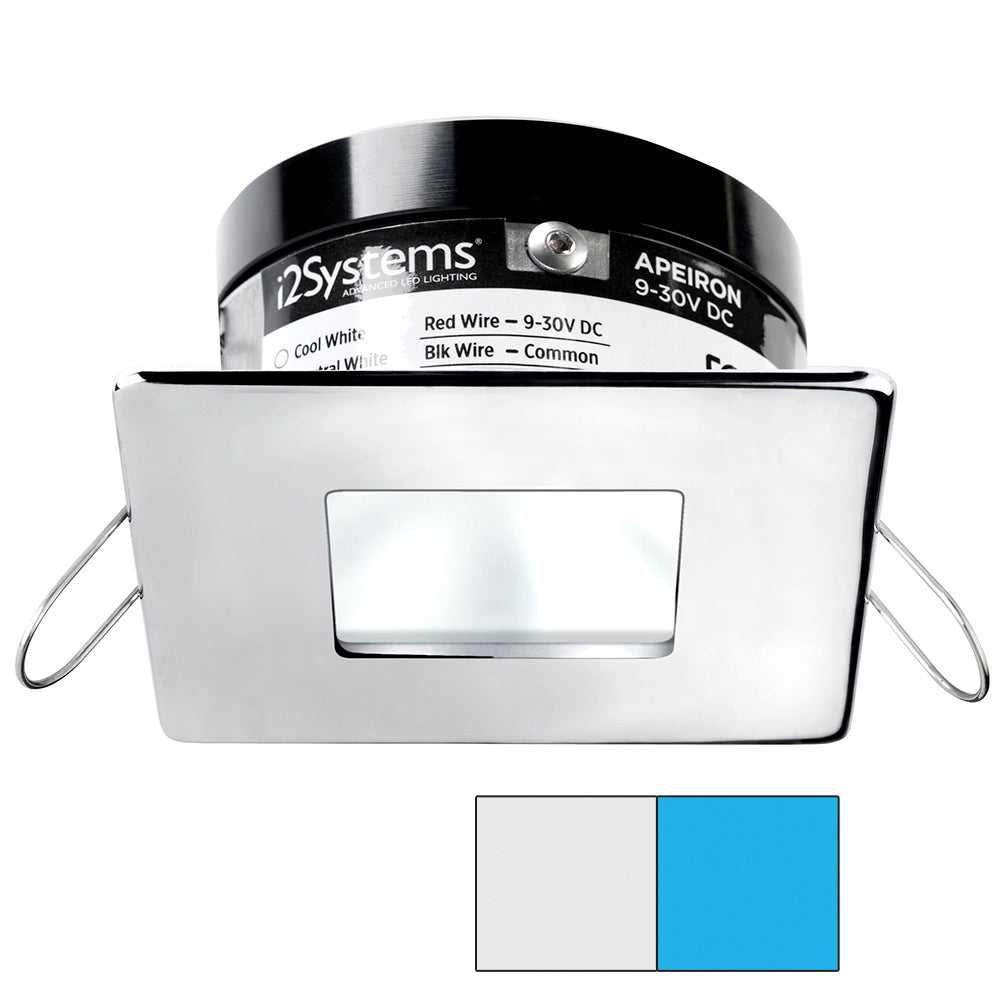 i2Systems Apeiron A503 3W Spring Mount Light - Square/Square - Cool Wh ...