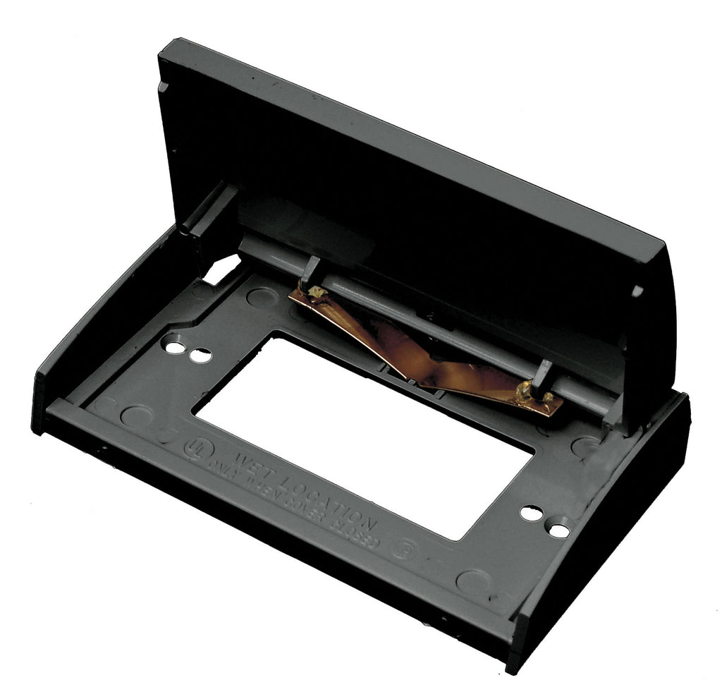 RV Designer E466 Weatherproof Cover for GFCI Outlet - Black – RVe Parts